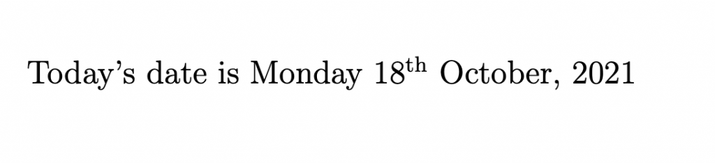 Add Date Month Or Year To Your LaTeX Document StataTex Blog